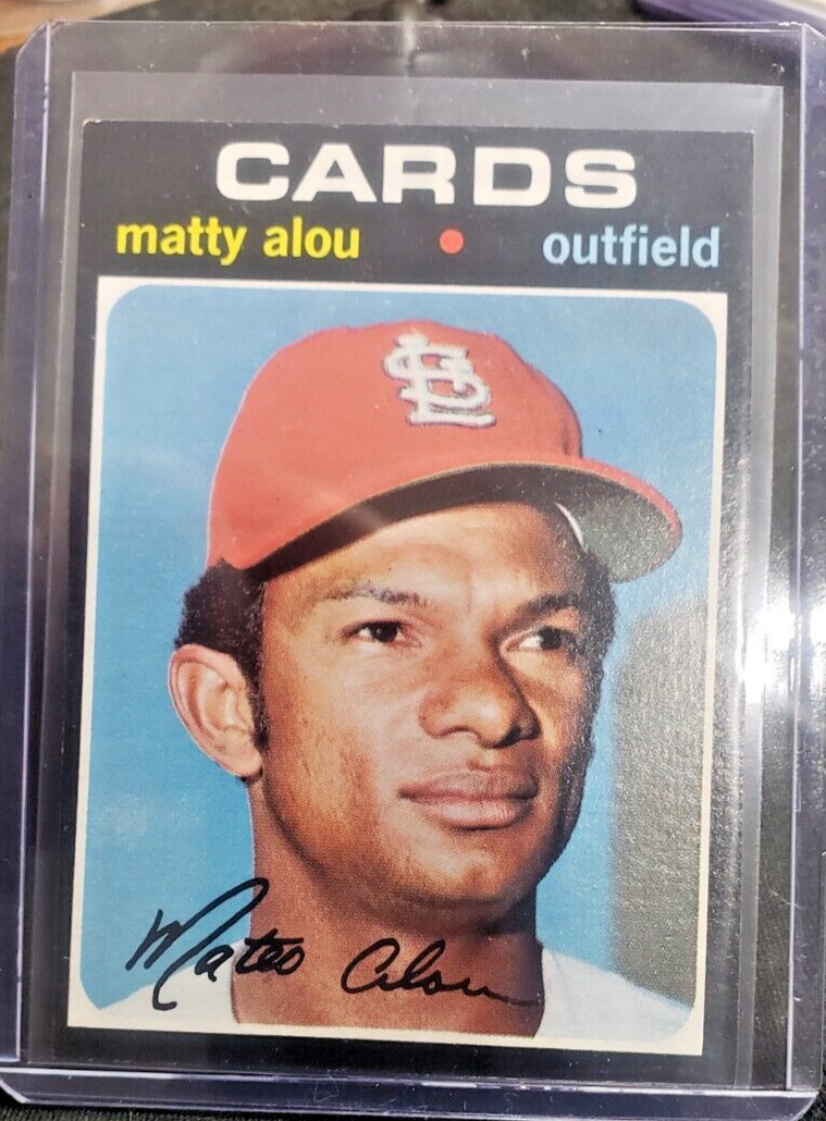 1971 Topps Matty Alou Card #720 St. Louis Cardinals NM/MT Nice Card ...