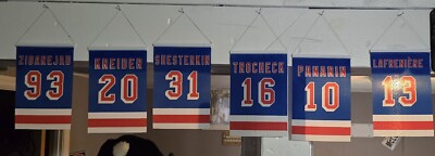 6 New York Rangers 8x5.5 Inch Banner Flags | eBay
