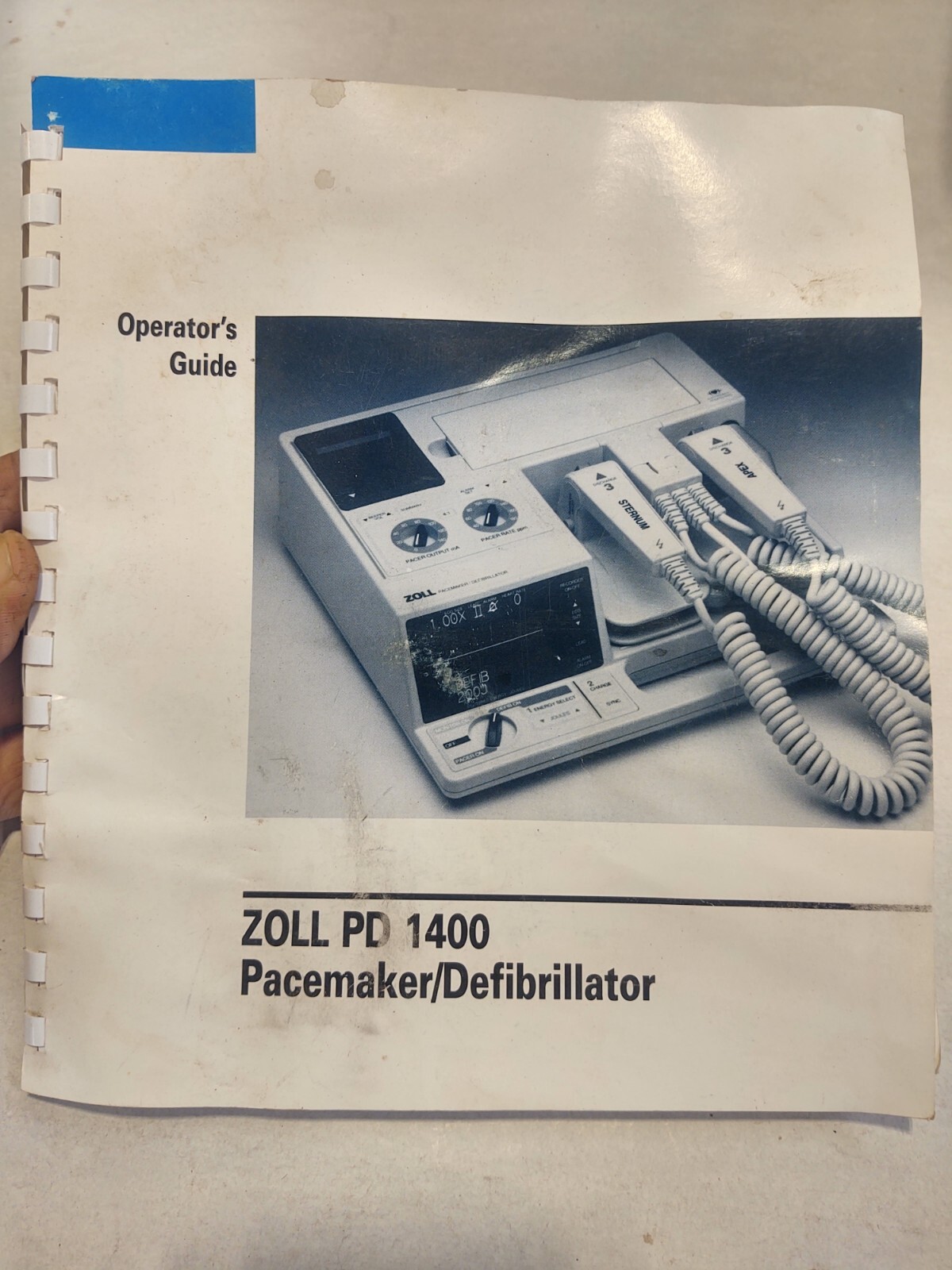 Operator's Guide Manual For ZOLL PD-1400 PATIENT MONITOR | eBay