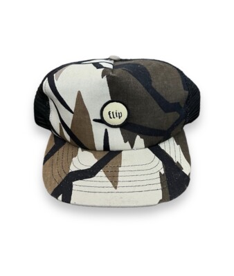 Vtg Flip Skateboards Trucker SnapBack Hat Signed By Geoff Rowley Skate ...