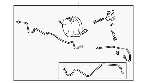 Genuine Toyota Reservoir assy, height control 48930-60030 | eBay