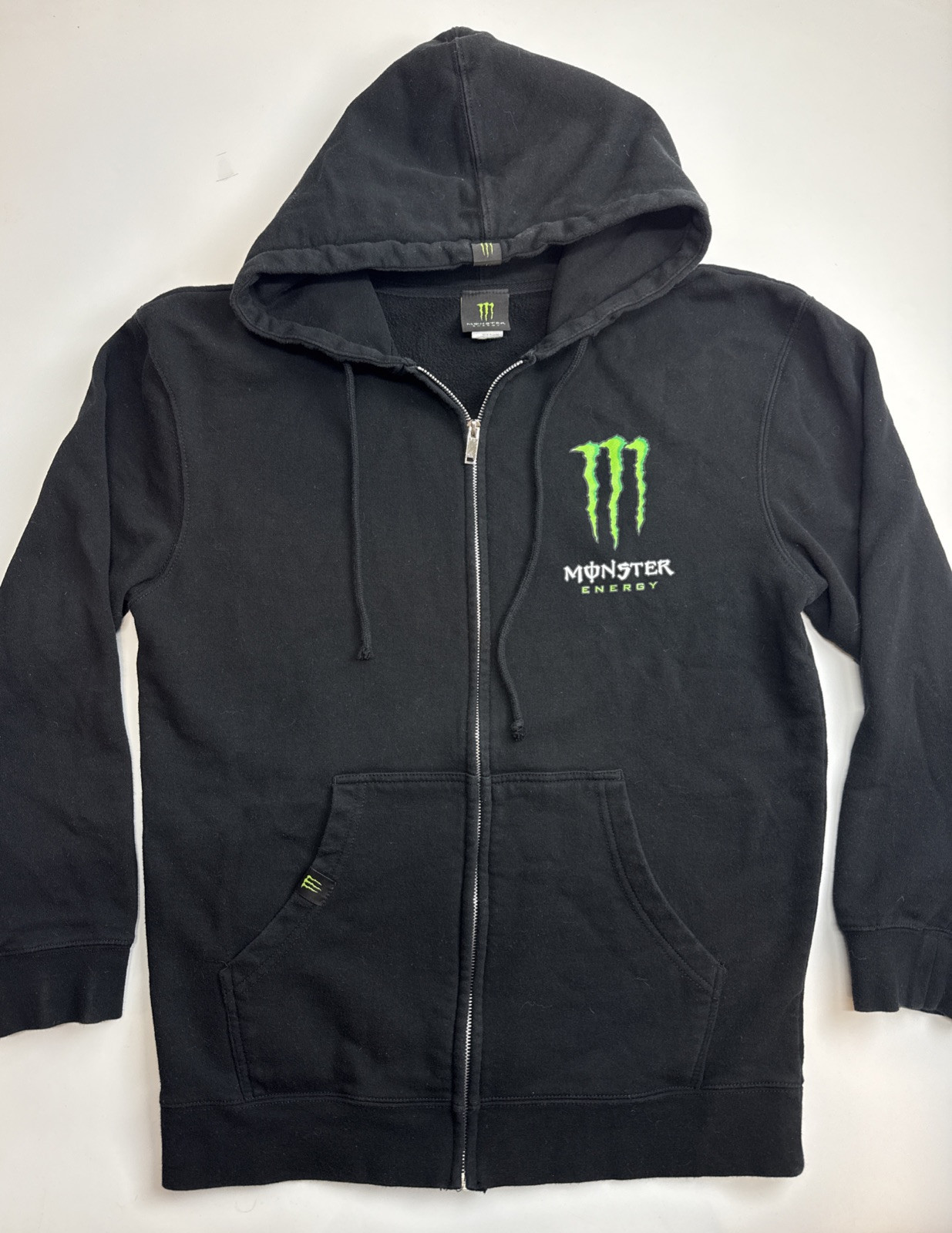 Monster Energy Drink Skull Full Zip Hoodie Sweatshirt… - Gem