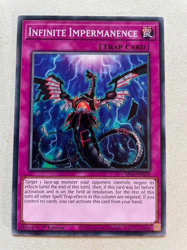 Yugioh Infinite Impermanence SR14 EN039 Common 1st ED | eBay Australia