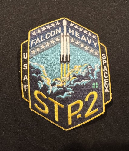 Authentic STP-2 - SPACEX - FALCON HEAVY Launch - USAF SATELLITE Mission ...