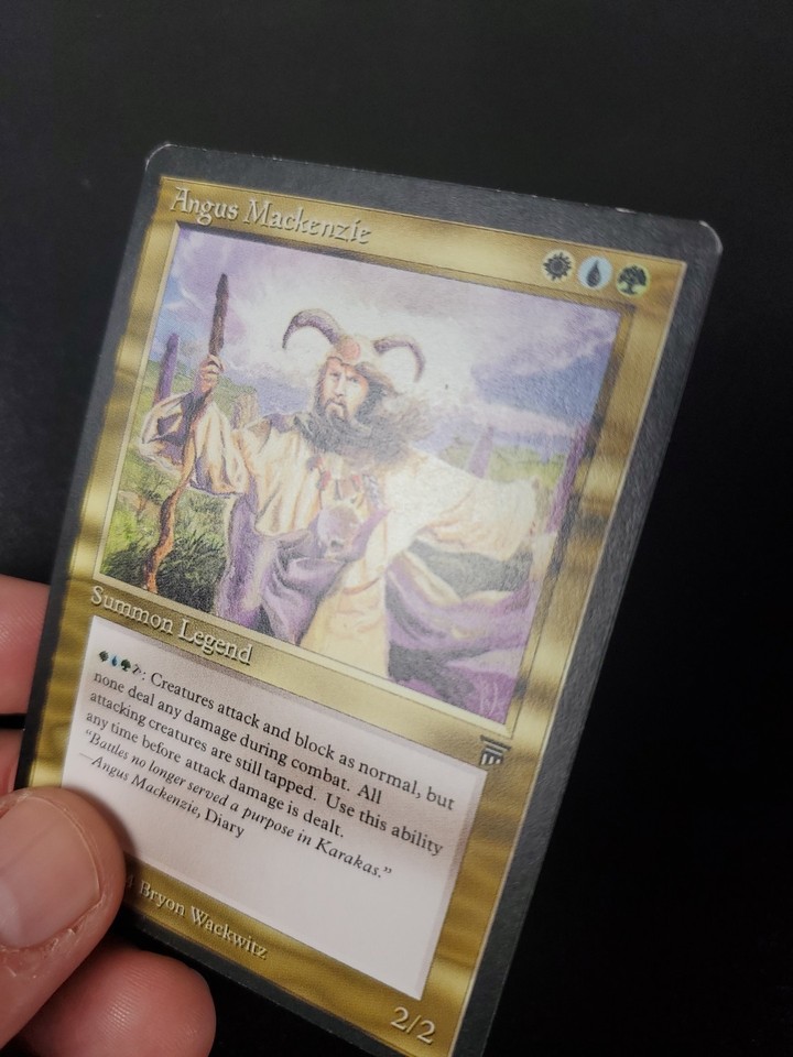 Angus Mackenzie - MtG Legends - English - Lightly Played LP/NM Pictures! | eBay