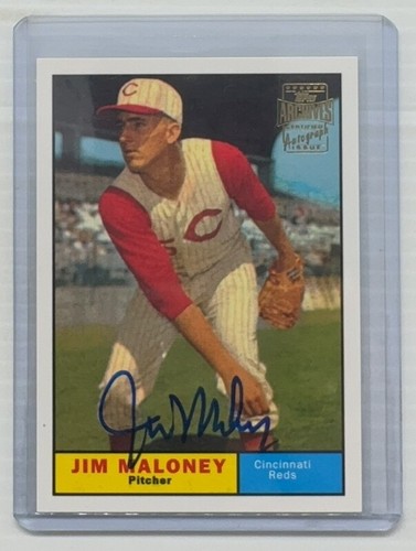 2001 Topps Archives Jim Maloney Auto Autograph #436 Reds | eBay