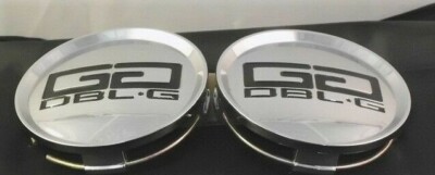 Double G Chrome Custom Wheel Center Cap Caps # 51852085F-1 NEW! Set Of ...