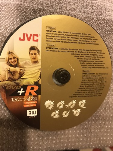 JVC DVD+R 4.7GB / 120 Min - Open Box 26 Disc | eBay