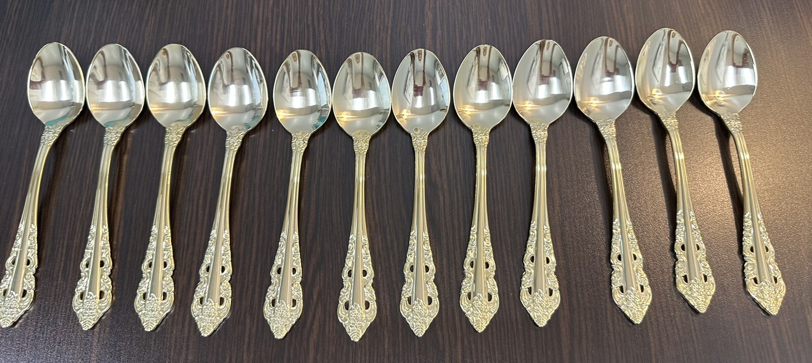 Wallace Silversmiths Gold-Plated Grand Duchess Flatware | eBay