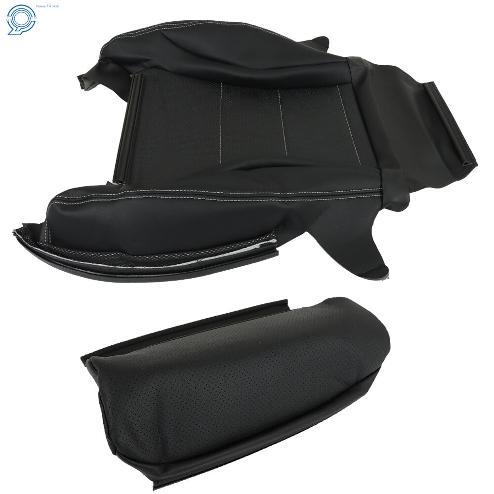 For 2015-2021 Mercedes Benz C300 Front Driver Bottom Seat Cover Black ...