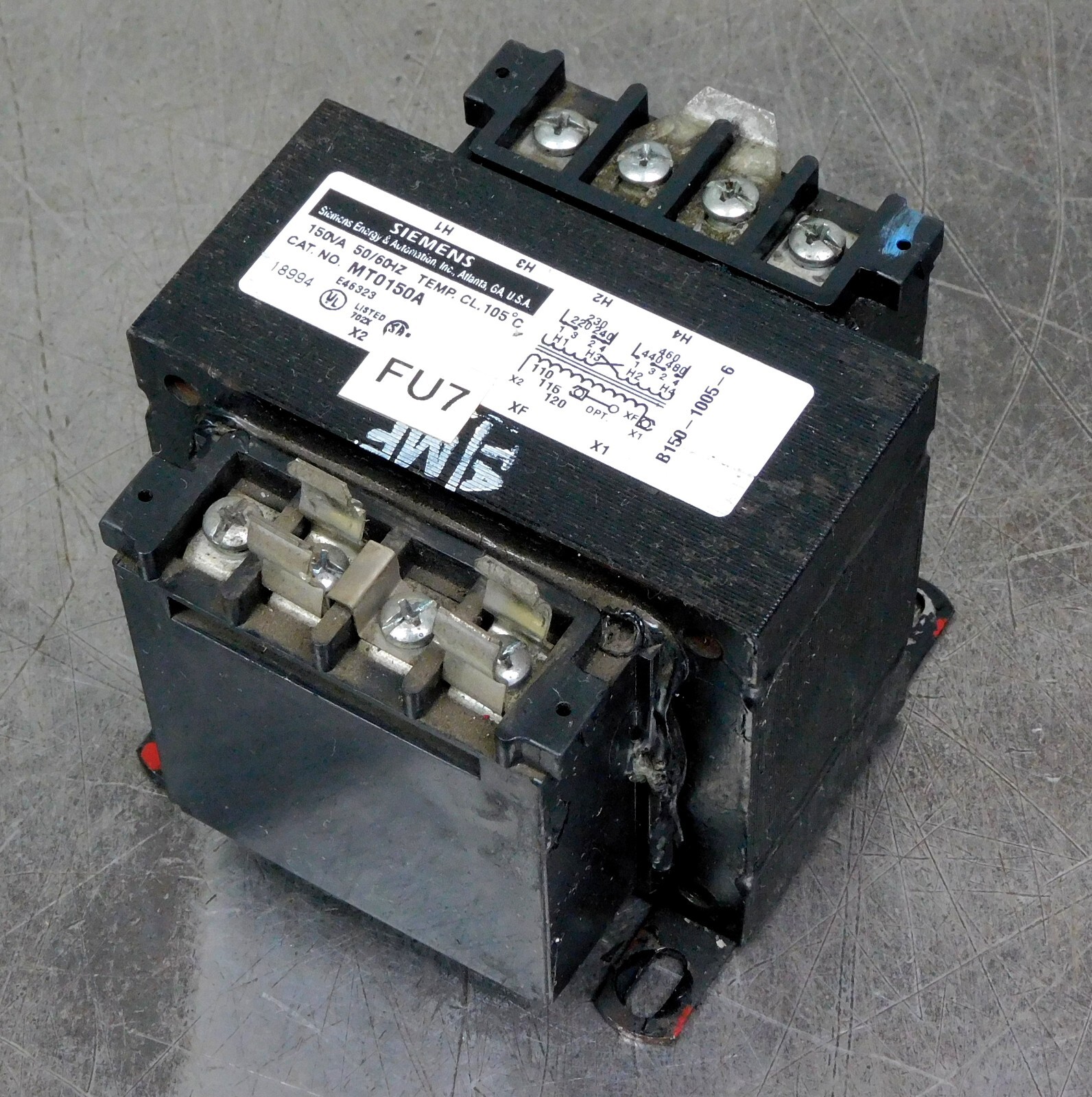 Siemens - MT0150A Industrial Control Circuit Transformer 150VA 1.30 A ...