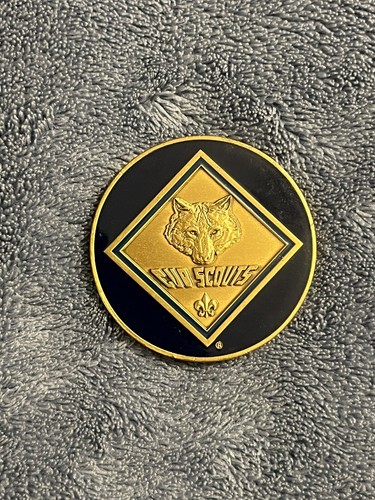 Boy Scout Cubmaster Challenge Coin Official Licensed Engravable | eBay