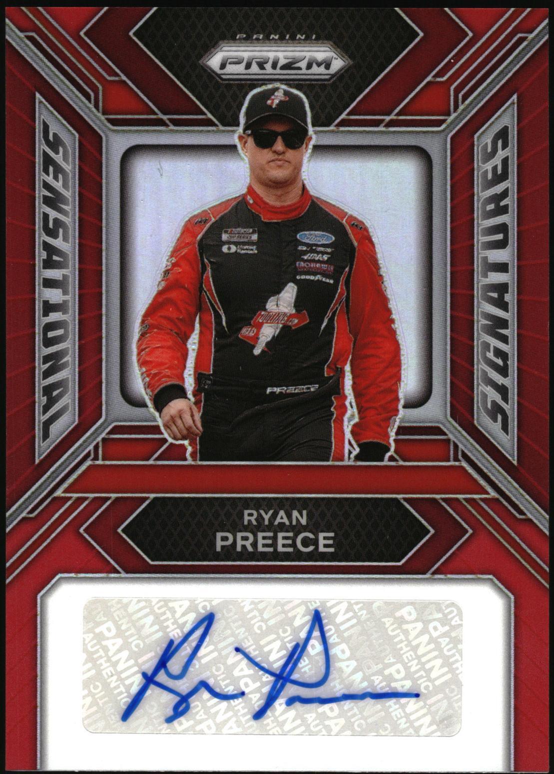 2024 Panini Prizm - Sensational Signatures Ryan Preece #SS-RPE Red ...