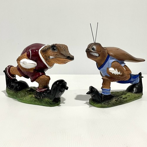 State Of Origin Figurines QLD Cane Toad & NSW Cockroach - John ...