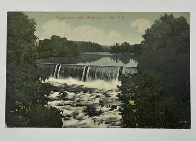 Wappingers Lake Wappingers Falls NY Outdoors Scenery Vintage Postcard ...