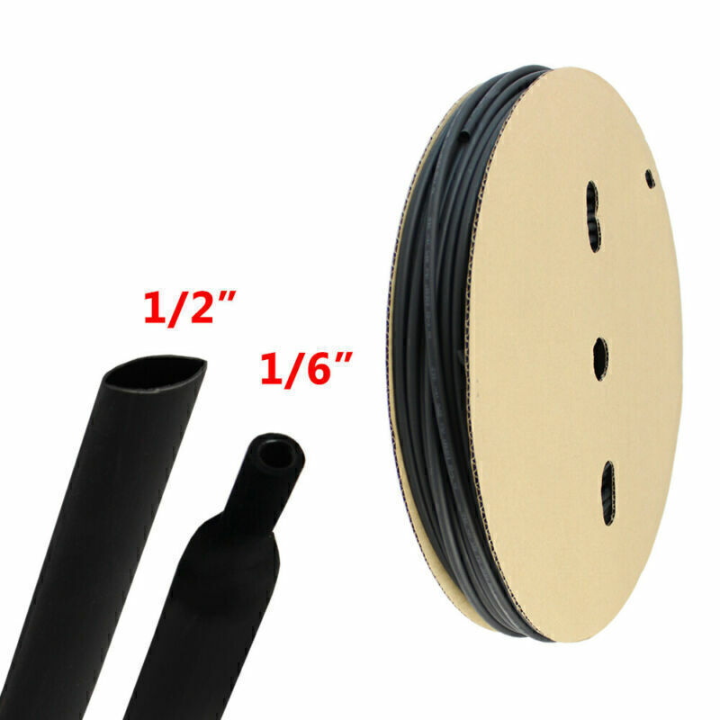 Waterproof Heat Shrink Tubing 3:1 Marine Adhesive Lined Wire Wrap 1/2 ...