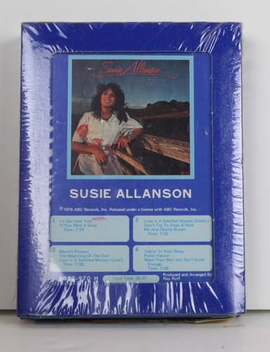 New NOS Susie Allanson Vintage 8 Track Tape Cartridge Debut 1976 Country Music | eBay