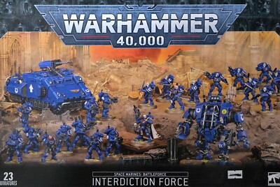 Games Workshop Warhammer 40k Space Marines Battleforce Interdiction ...