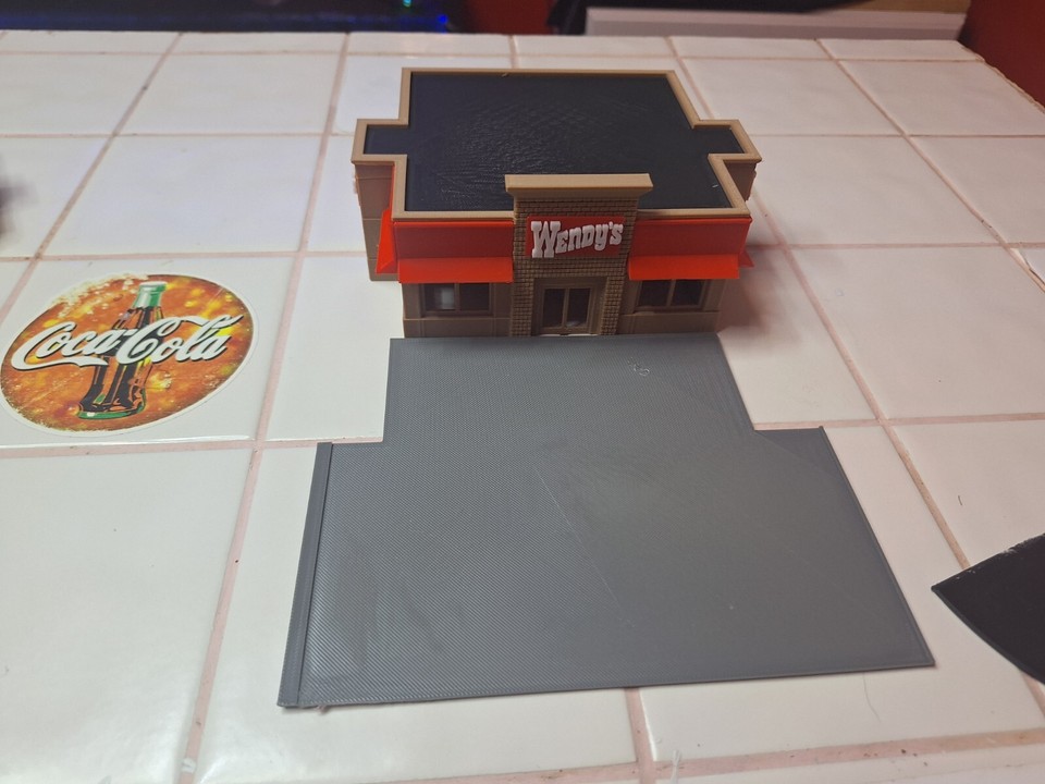 Ho Scale Modern Fast Food Building Ho Train Building Built Ho Model ...