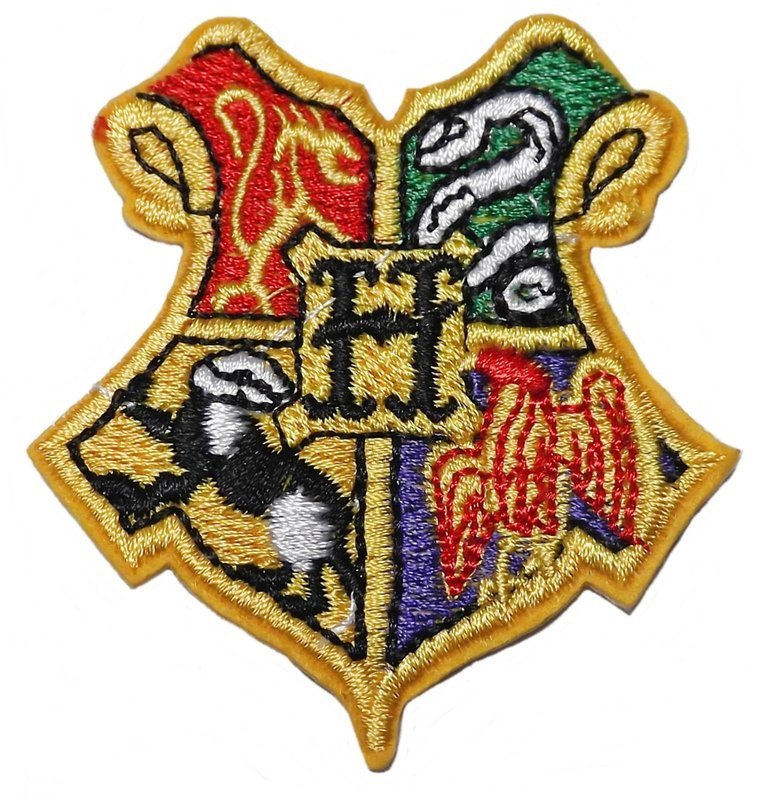 Harry Potter Hogwarts Shield 2 1/2" Tall Embroidered PREMIUM QUALITY ...