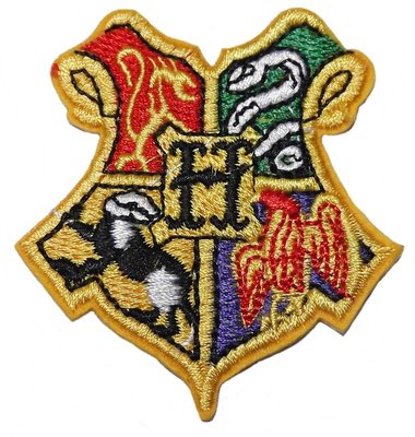 Harry Potter Hogwarts Shield 2 1/2" Tall Embroidered PREMIUM QUALITY ...