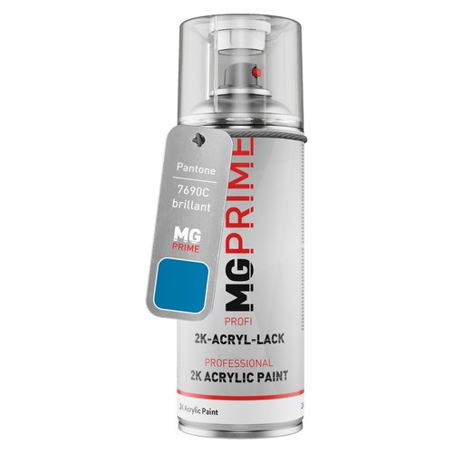 Pantone 7690C Blue brillant acrylique bombe aérosol 2C 400ml séchage ...