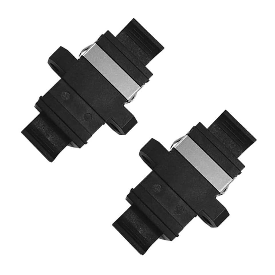 2-Pack MPO to MPO Singlemode Simplex Coupler Optical Fiber Adapter UP ...