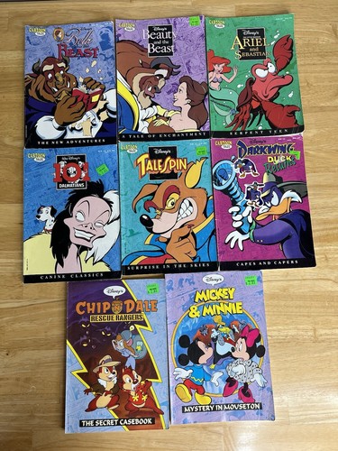 Lot Of 8 Walt Disney Comic Books 1991-92 Tale Spin Darkwing Duck Chip N ...