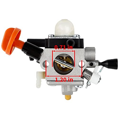 Carburetor for STIHL FS131R Trimmer Brushcutter Auger 4180-120-0617 ...
