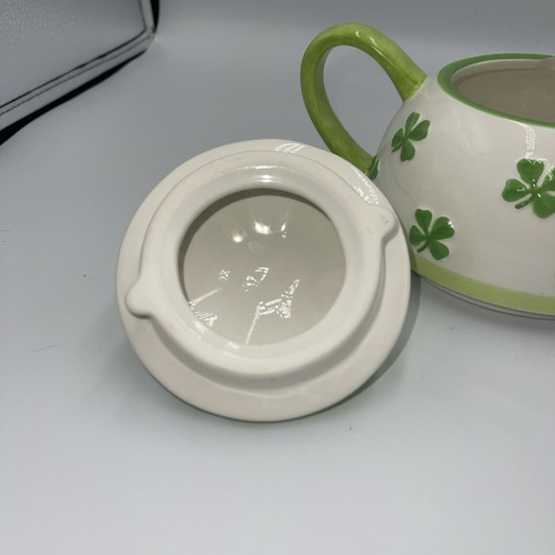 Global Design St Patrick Kate Williams Shamrock Irish Teapot with ...