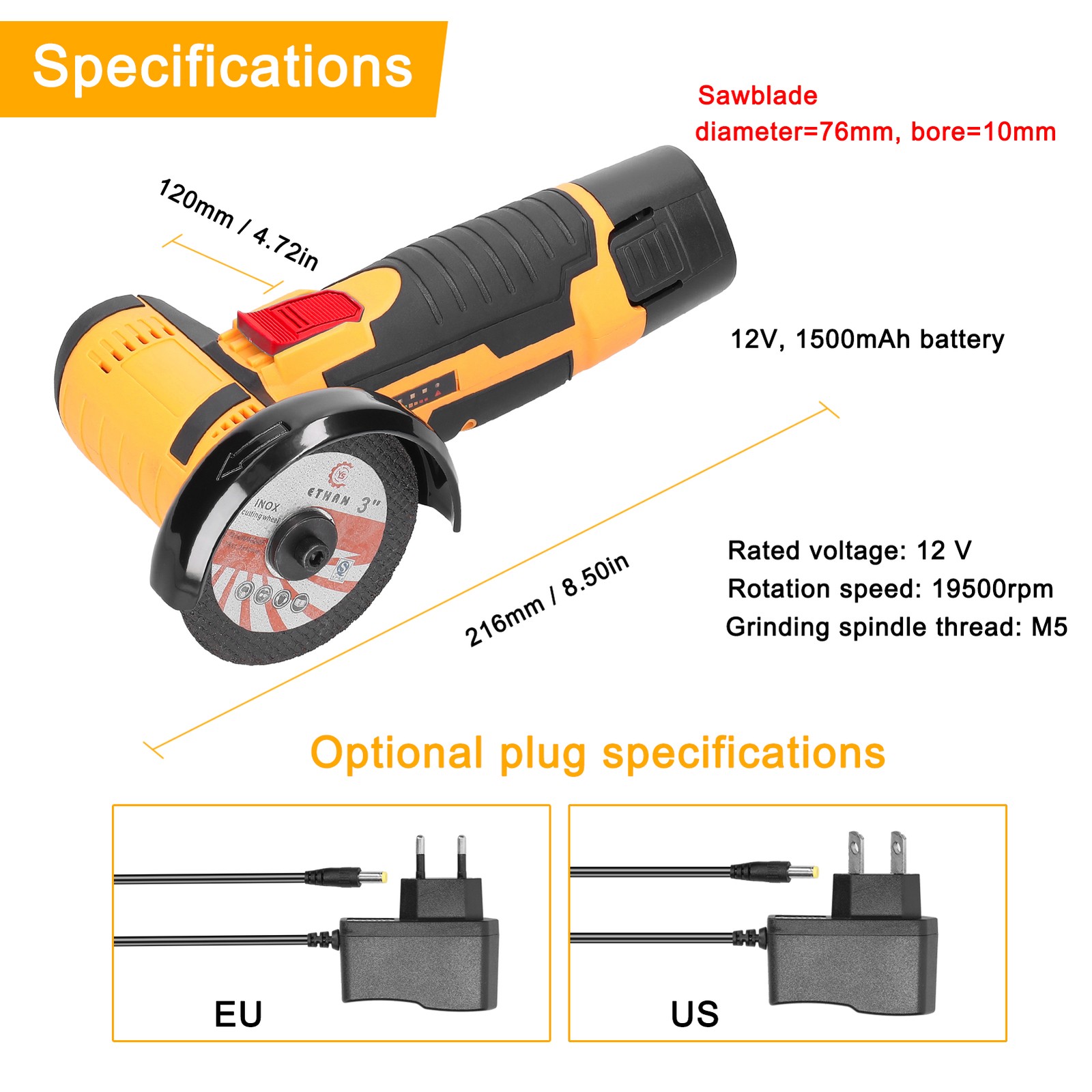 2-19500rpm Grinding Tool Multifunctional Electric Mini Grinder Handheld ...