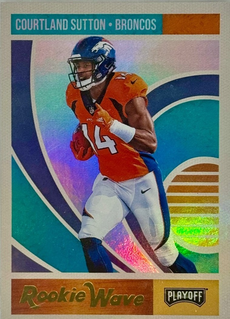 2018 Panini Playoff - Rookie Wave Courtland Sutton #6 Gold (RC) for ...