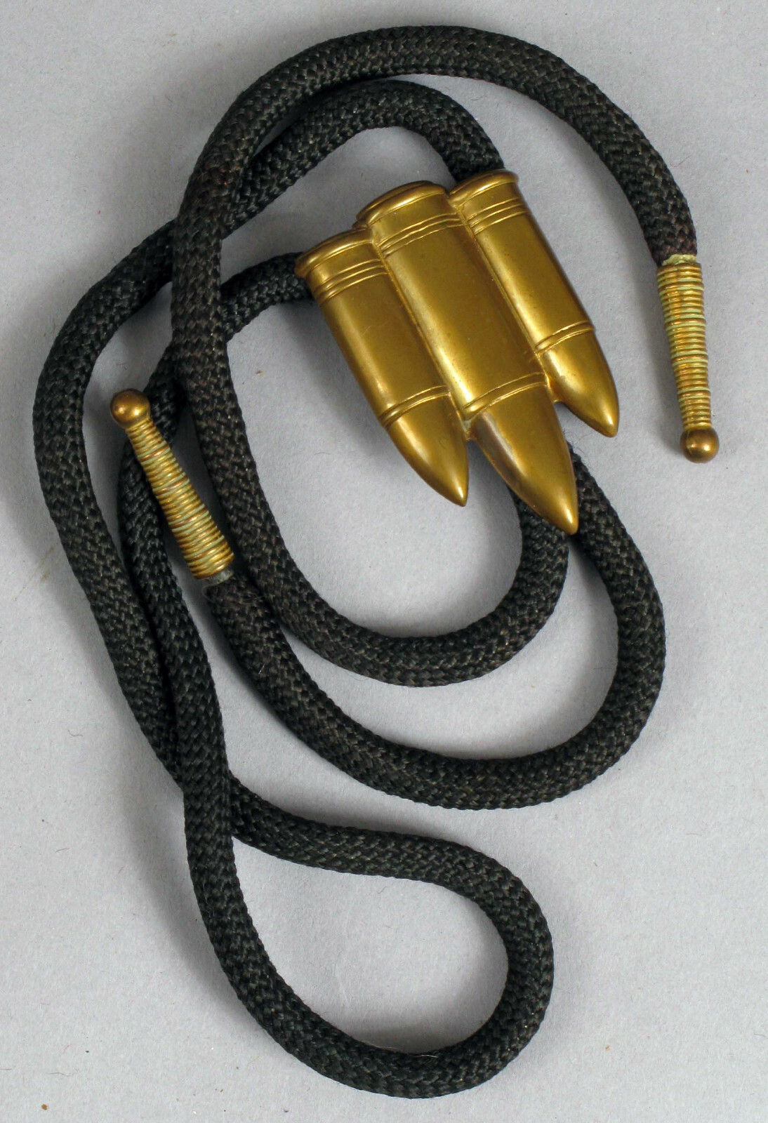 WWII ERA MILITARY BOLO TIE BULLETS PISTOL CARTRIDGES … - Gem