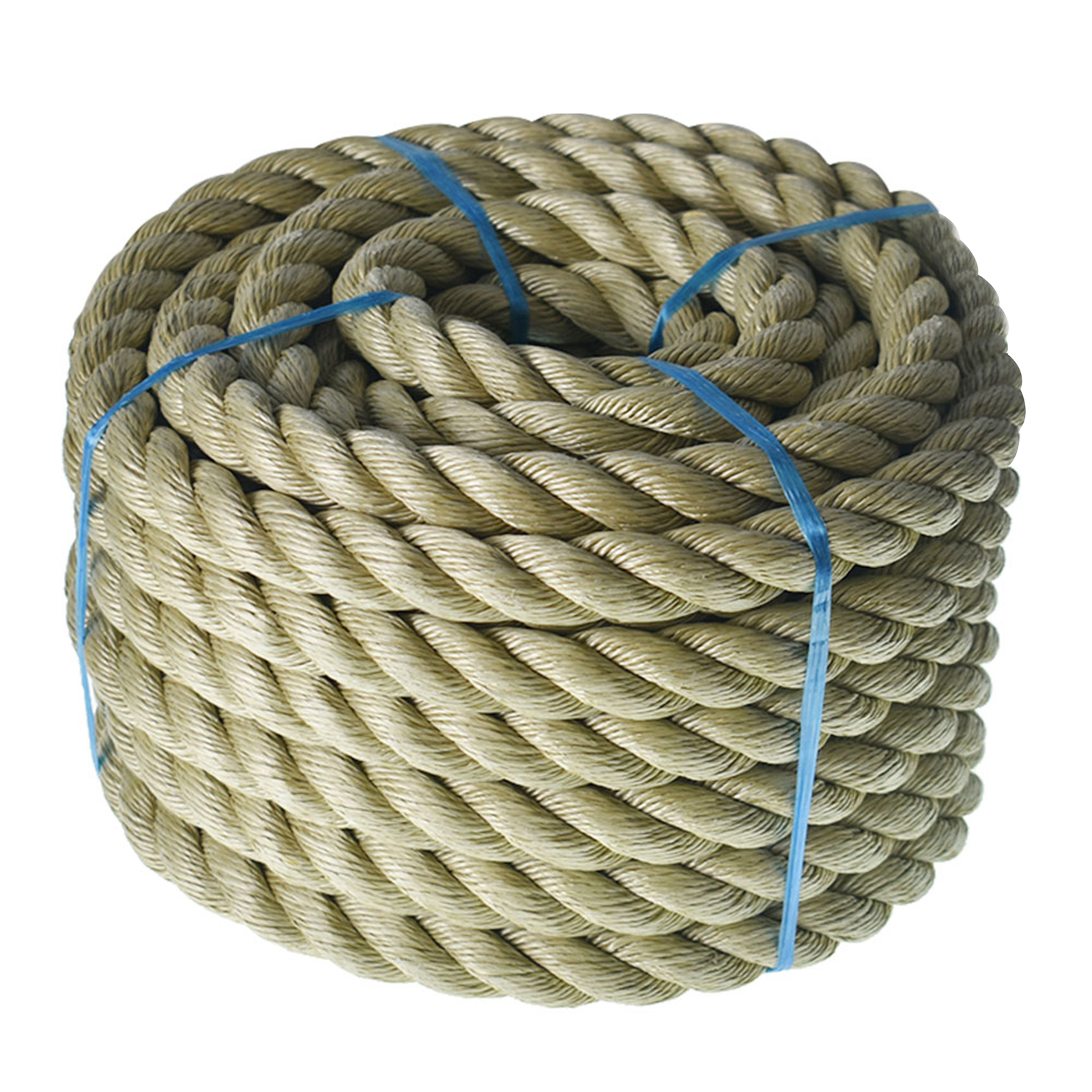 1"×50' PP Manila Rope 3 Strand Twisted Rope Arborist Bull Rope Rope | eBay