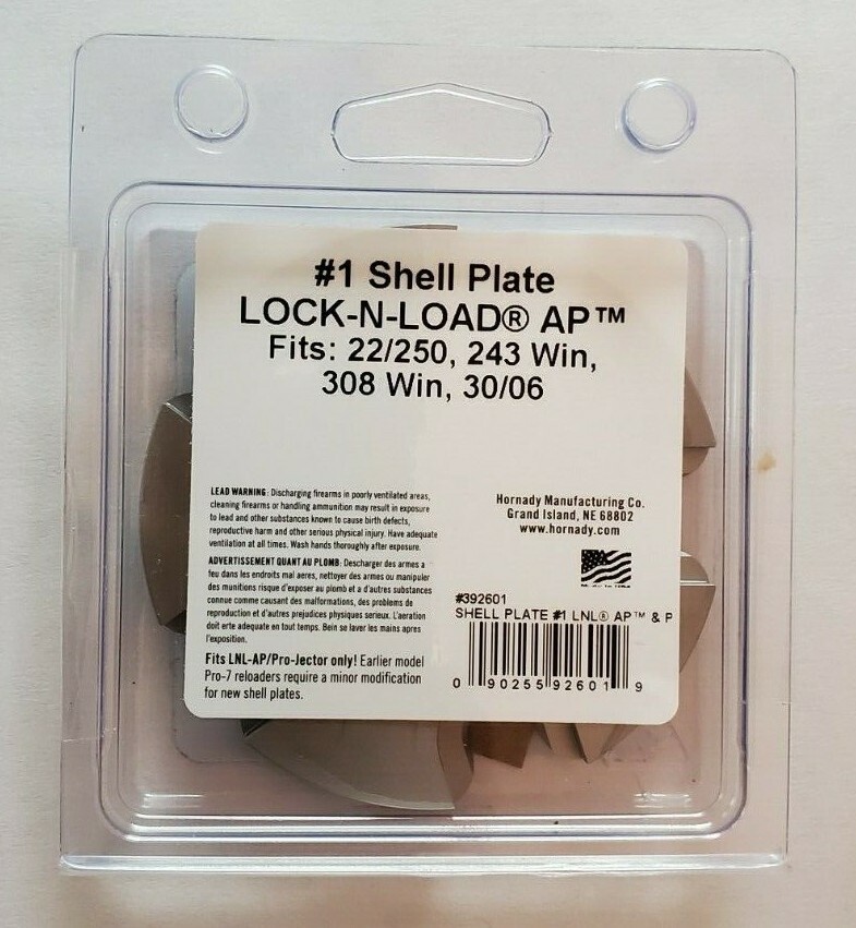 Hornady 392601 #1 Shellplate Lock-N-Load AP & Shell Plate Projector | eBay