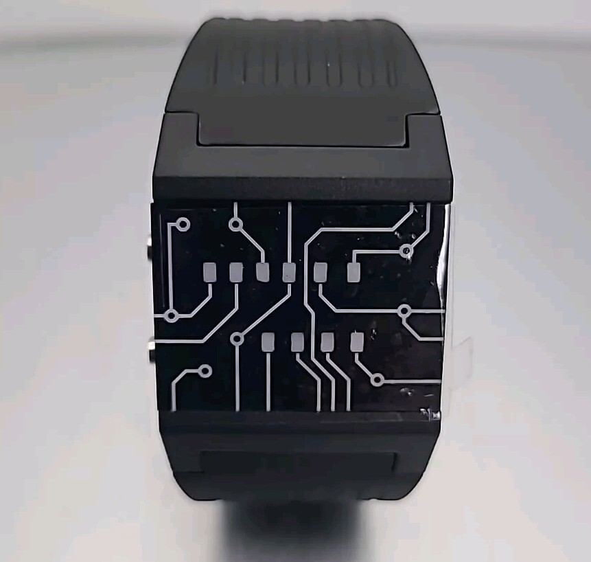 getDigital Binary Wrist Watch for Professionals with LED Lights - A ...