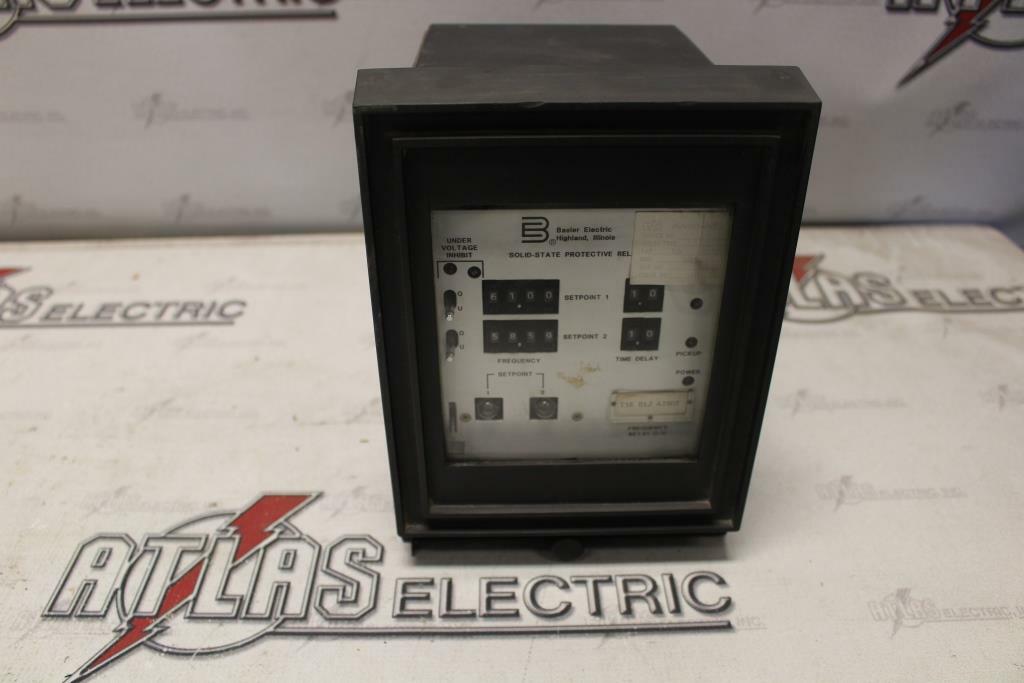 BASLER BE1-81 T3E D1J A7N0F FREQUENCY SOLID STATE PROTECTIVE RELAY | eBay