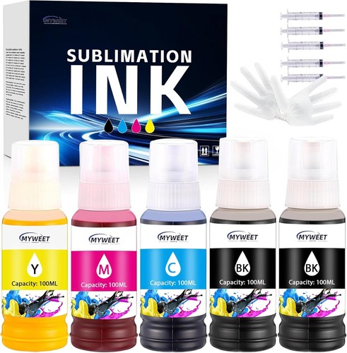 Sublimation Ink (100ML) Compatible for Epson XP-15000 4105 4205 WF-4830 ...