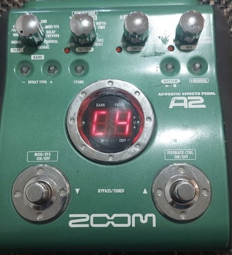 Zoom A2 Acoustic Multi-Effects Guitar Effect Pedal w/ adapter | eBay