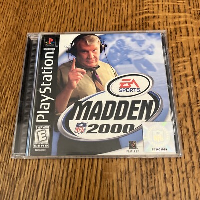 Madden NFL 2000 for Playstation PS1 Complete Tested Works Great Super ...