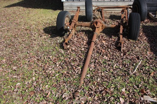 used auto parts online - 1950 Chevy truck - front & rear axles with ...