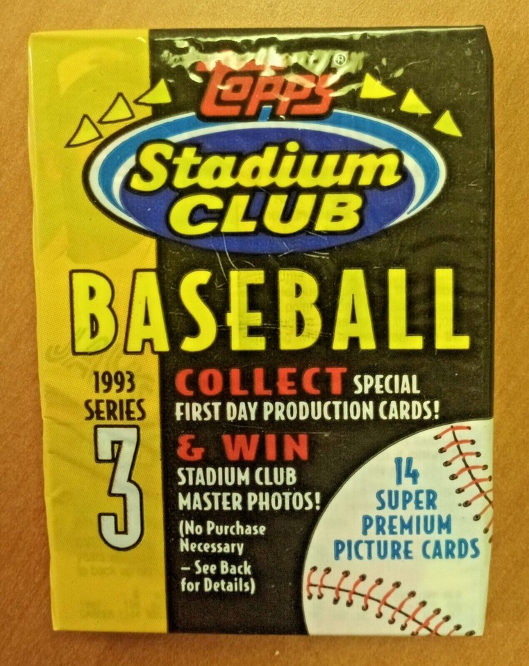 Unopened Baseball Card Packs-Topps/Fleer/Donruss/Score/Upper Deck ...