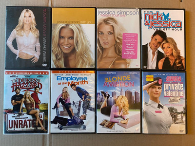 JESSICA SIMPSON DVD/CD Collection-8 Films/5 CDS! Backstreet Boys ...