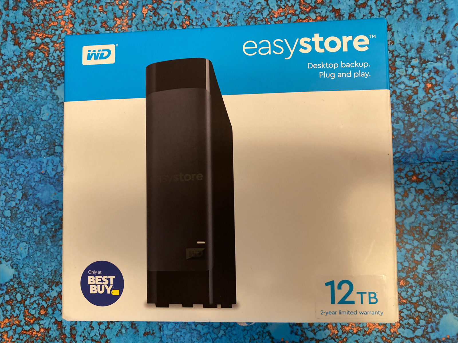 Western Digital easystore 12TB, External Hard Drive (WDBAMA0120HBK-NESN ...