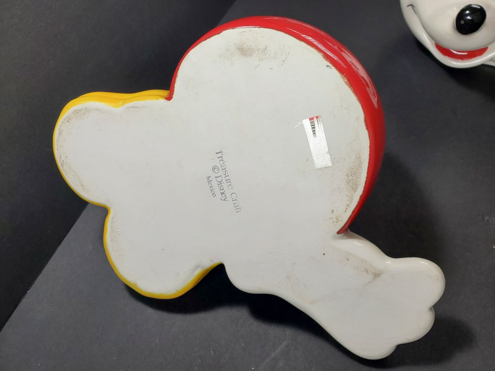 Vintage Disney Mickey Mouse Ceramic Cookie Jar Treasure Craft 12 ...