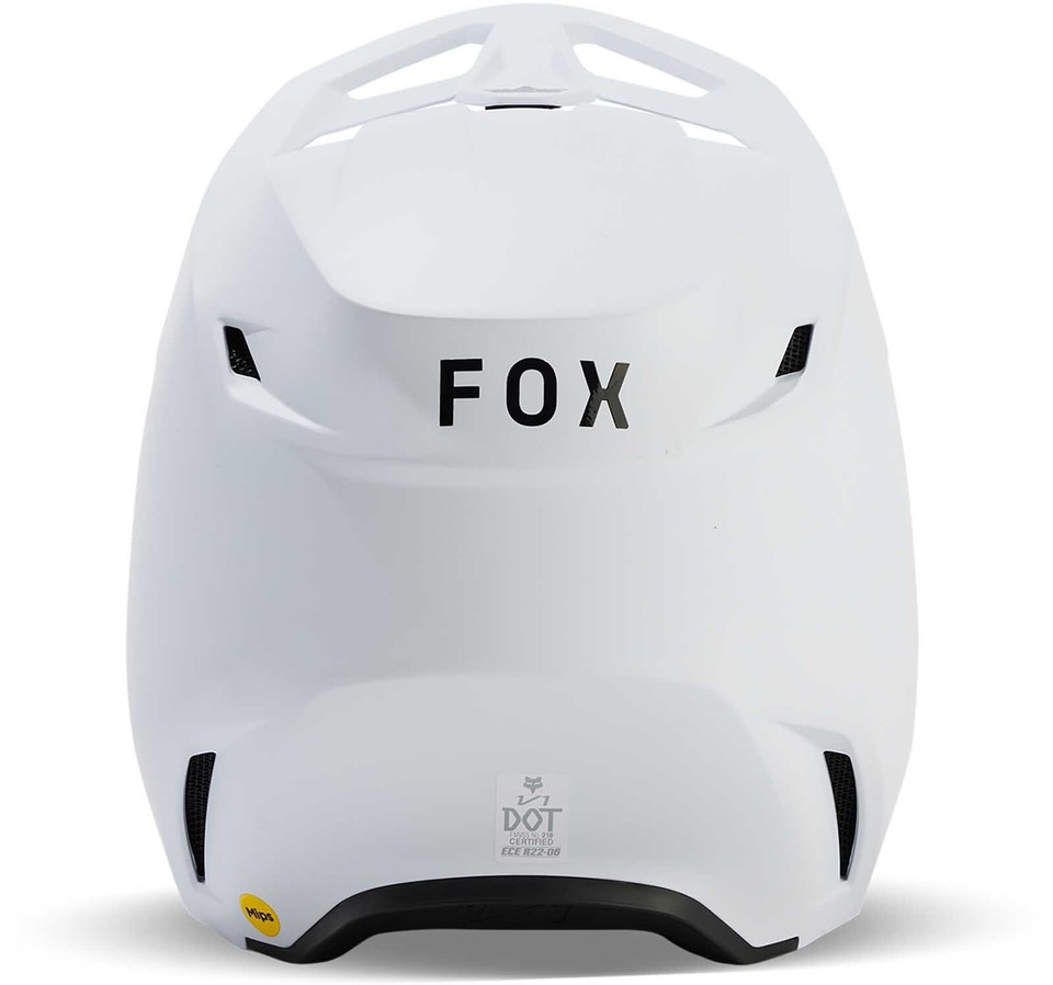 Fox Racing V1 Solid Helmet - Motocross Dirt Bike Offroad Adult | eBay