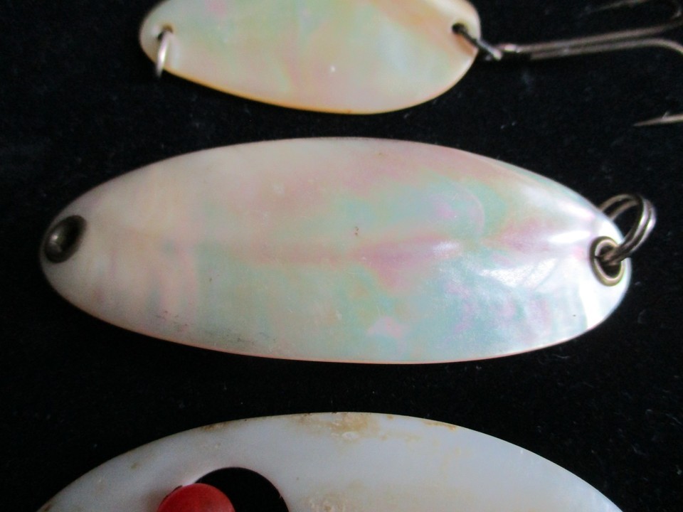Abalone, Mother of Pearl, Fishing Lures Trolling Spoon 2", 2 3/4" & 3 ...