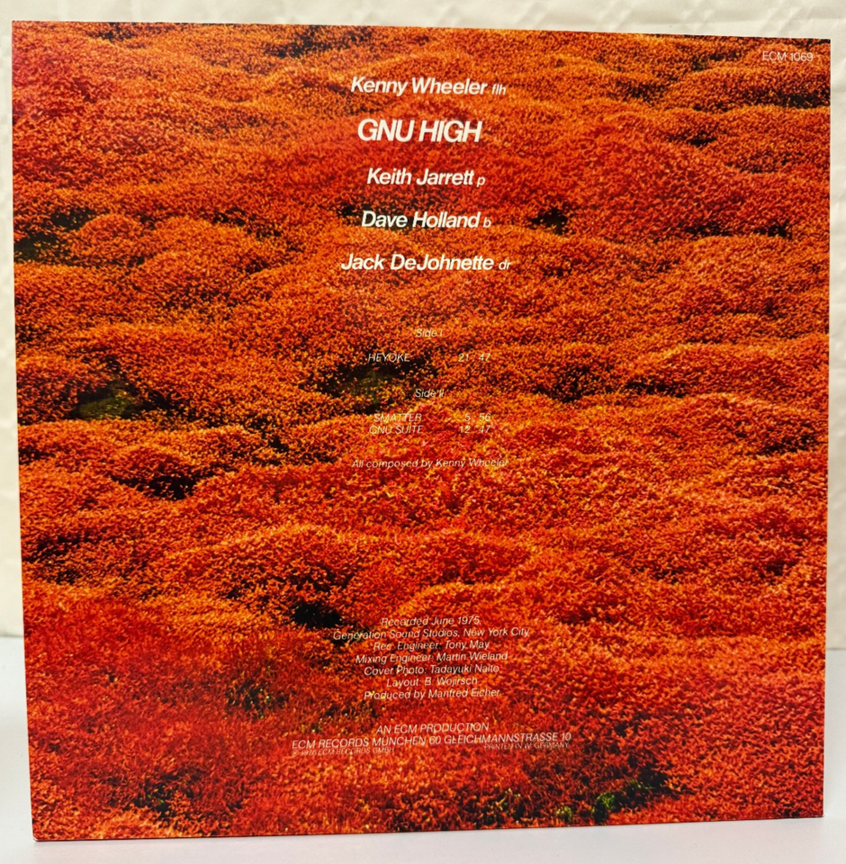 LP* KENNY WHEELER, JACK DeJOHNETTE, KEITH JARRETT - Gnu High * ECM D ...