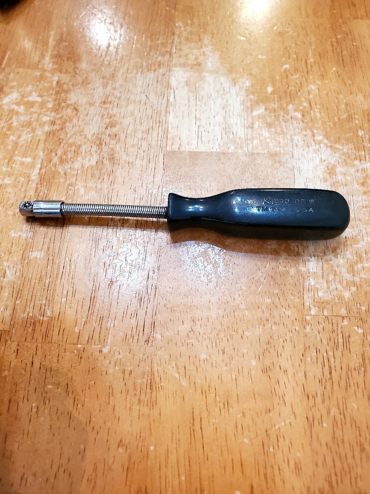 Snap On 1/4" Drive Flexible Socket Driver Black Hard Handle TM62A | eBay