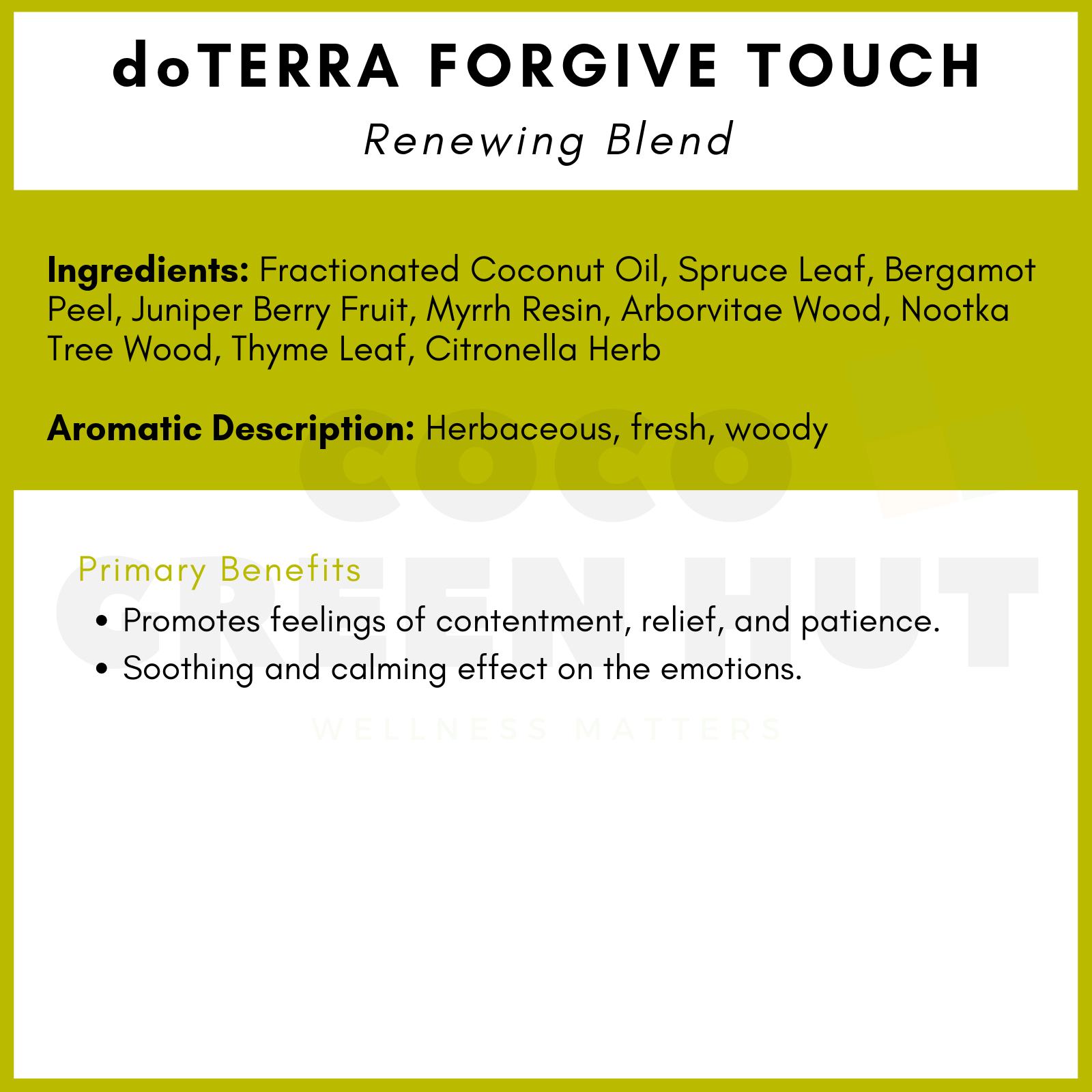 doTERRA FORGIVE TOUCH 10mL RENEWING BLEND Roll-On Essential Oil GENUINE ...